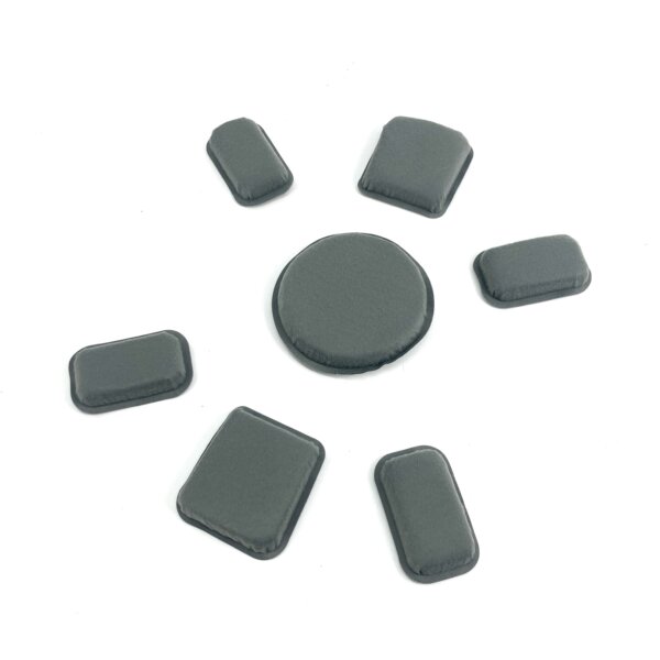 7 Piece Pad Set Suspension System for ACH & MICH Helmets, 3/4"