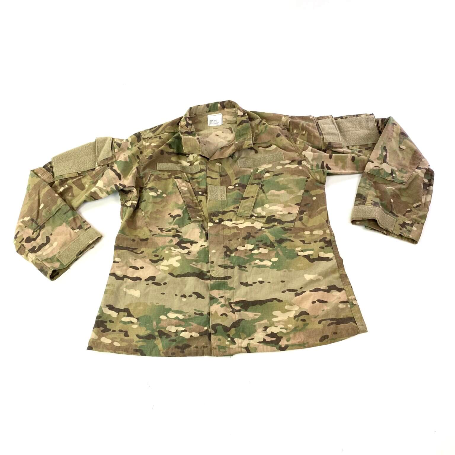 US Army Multicam FRACU Coat w/ Hook and Loop Name Tape and Cuffs