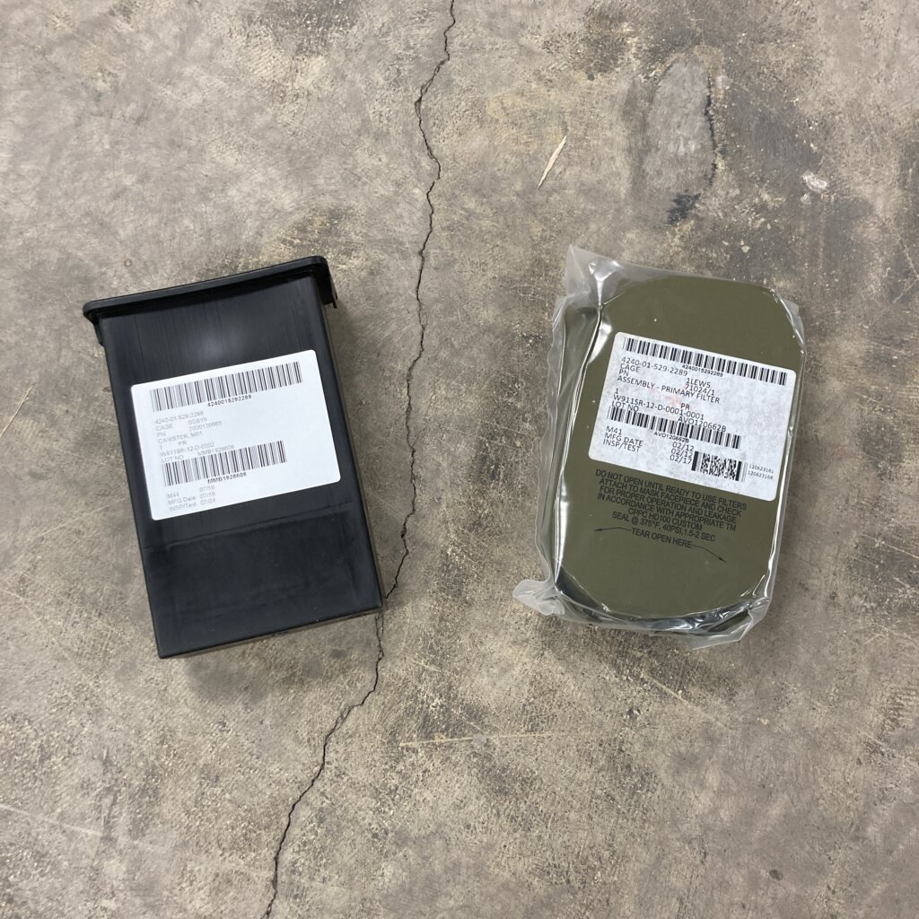Avon M50 Gas Mask Primary Filter Set [Genuine Issue]