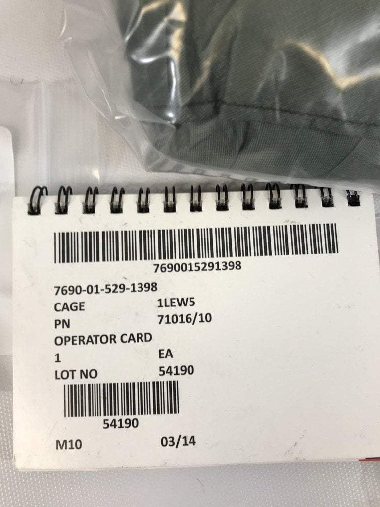 Army M50 Gas Mask with Case and Accessories, Size Large - Army Surplus