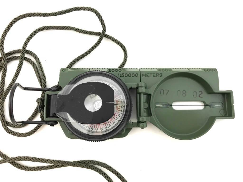 USGI Tritium Lensatic Compass, Model 3H [Genuine US Military Issue]