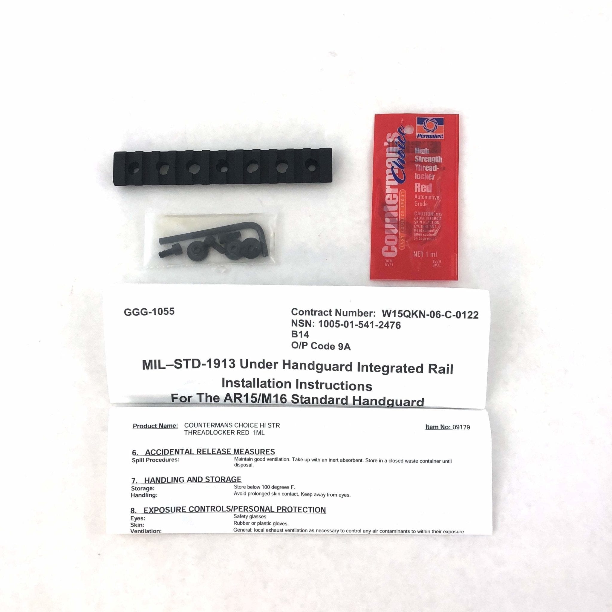 GG&G AR15/M16 Under Handguard Integrated Rail