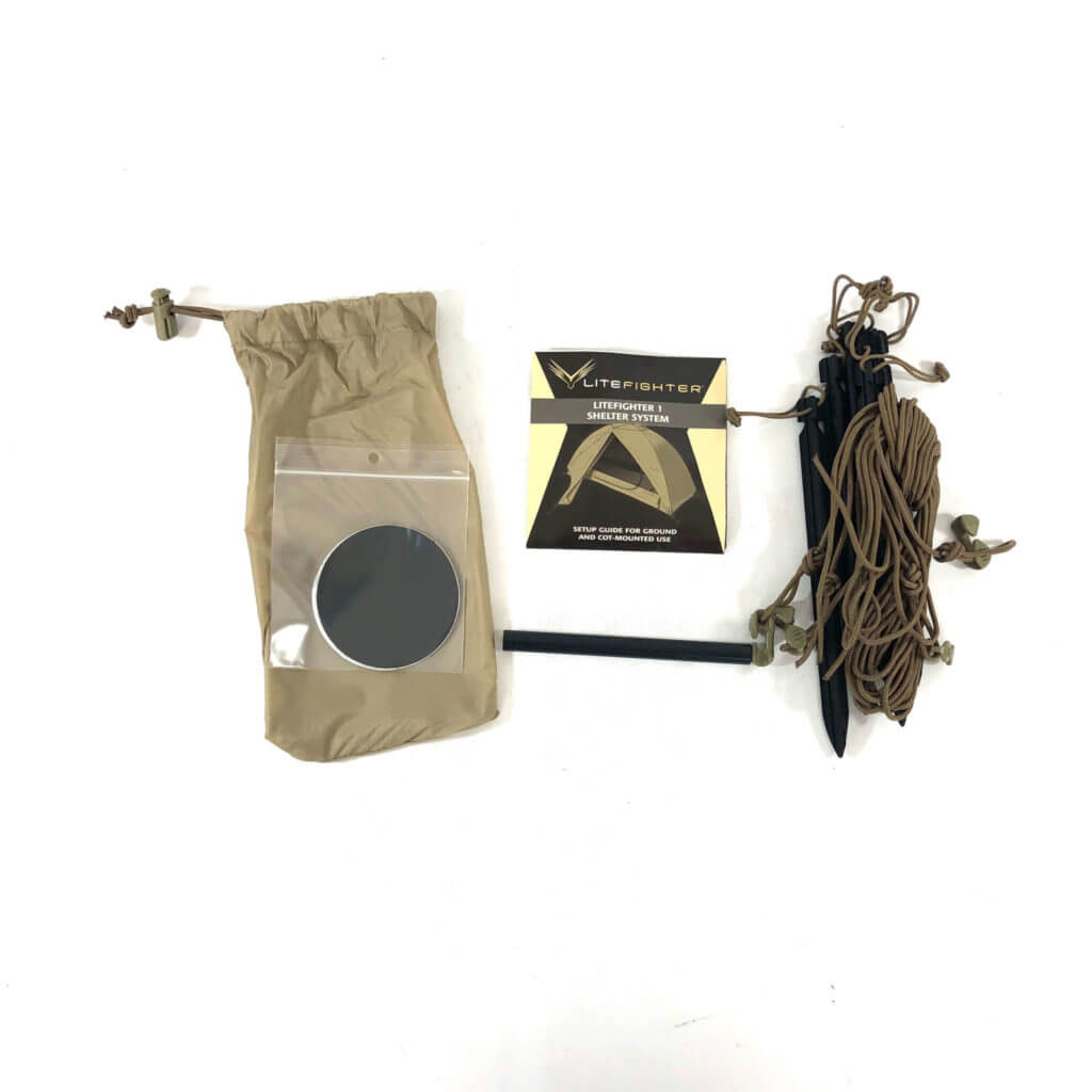 USGI Litefighter 1 Individual Shelter System, OCP - Venture Surplus