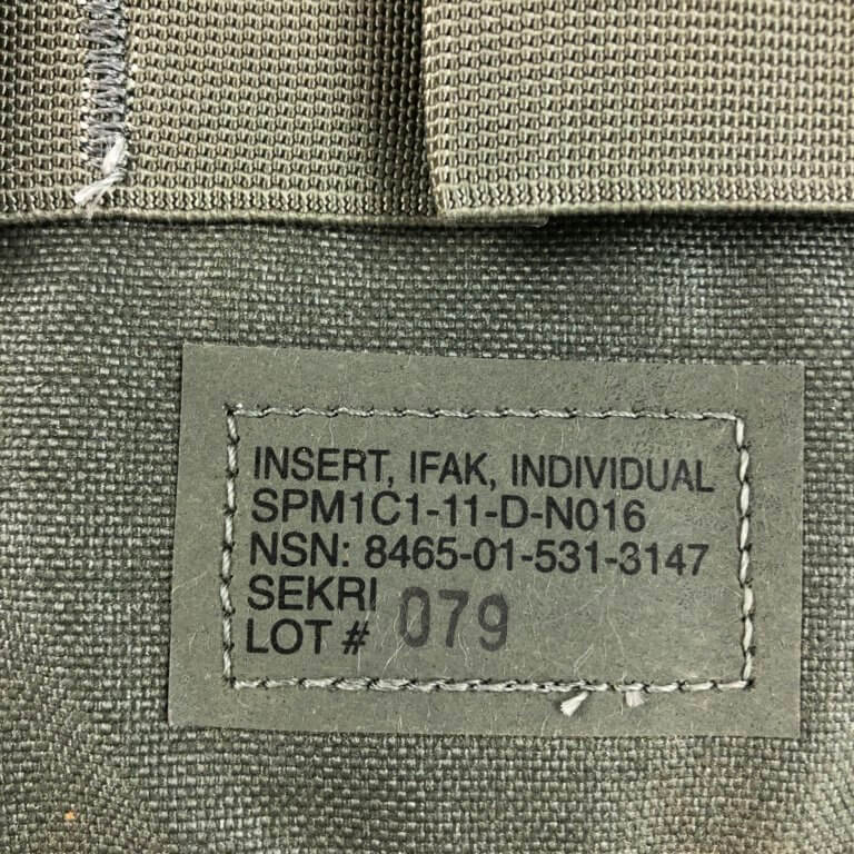 US Army IFAK Insert for Individual First Aid Kit - Venture Surplus - USGI