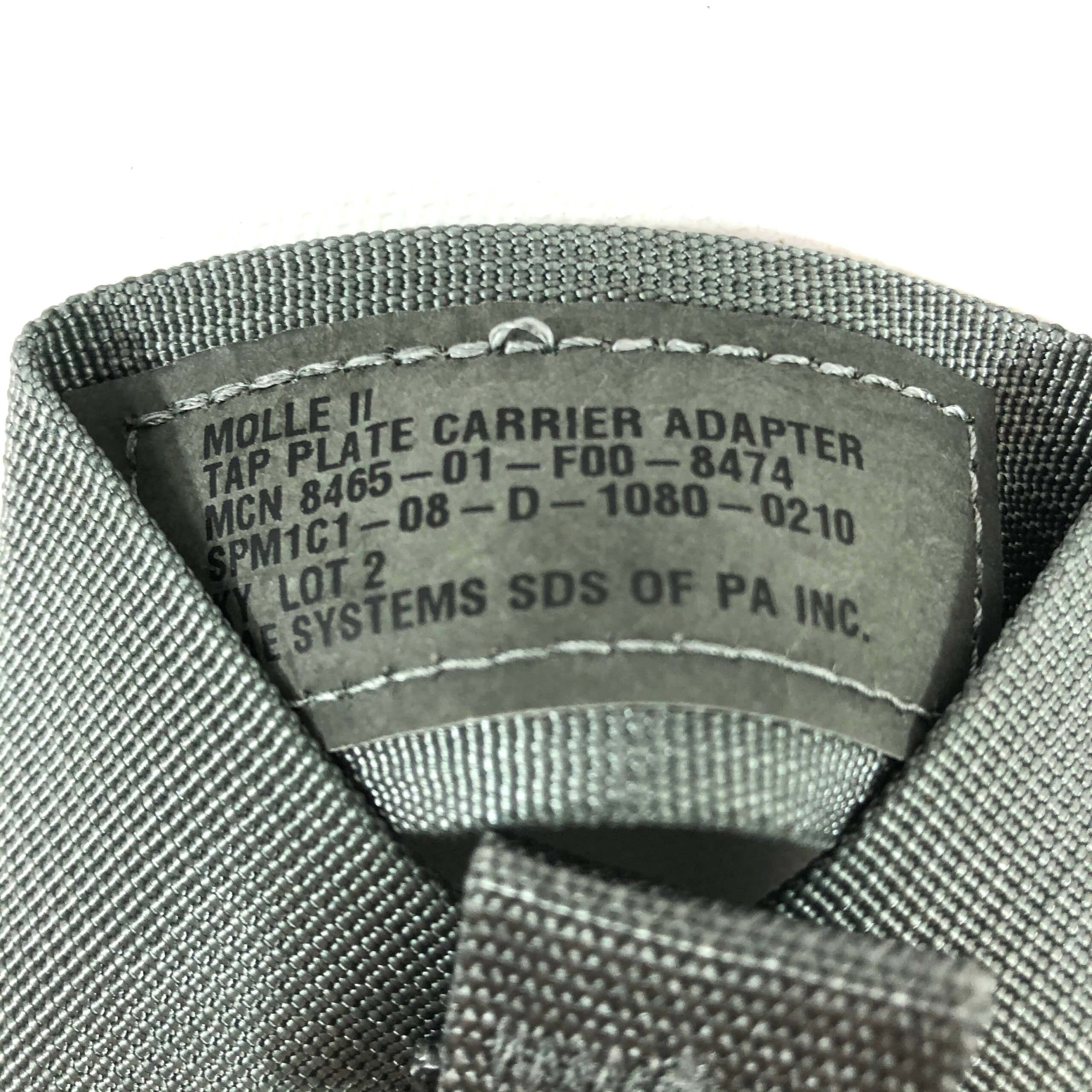 2 US Army TAP Plate Carrier Adapters [Genuine Army Issue]