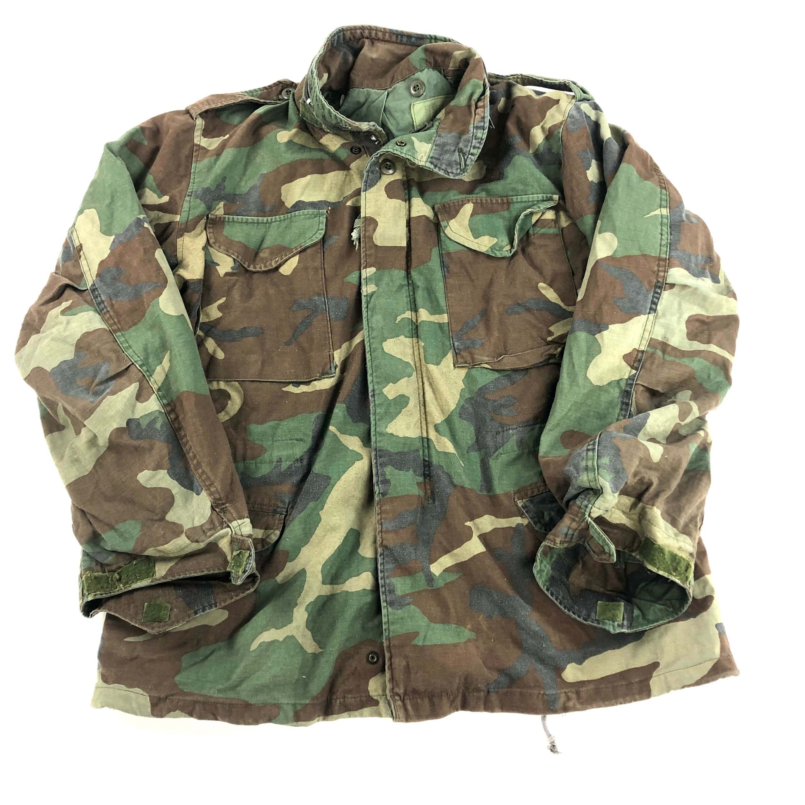 USGI M65 Field Jacket, Woodland Camo [Genuine Issue]