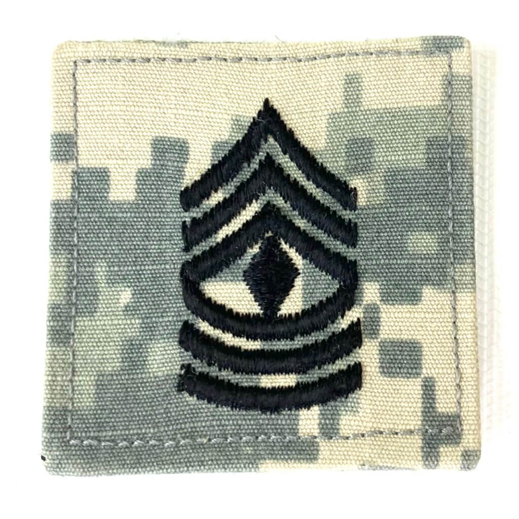 Army First Sergeant Rank Patch - Venture Surplus