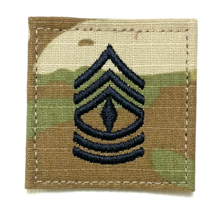Army First Sergeant Rank Patch - Venture Surplus