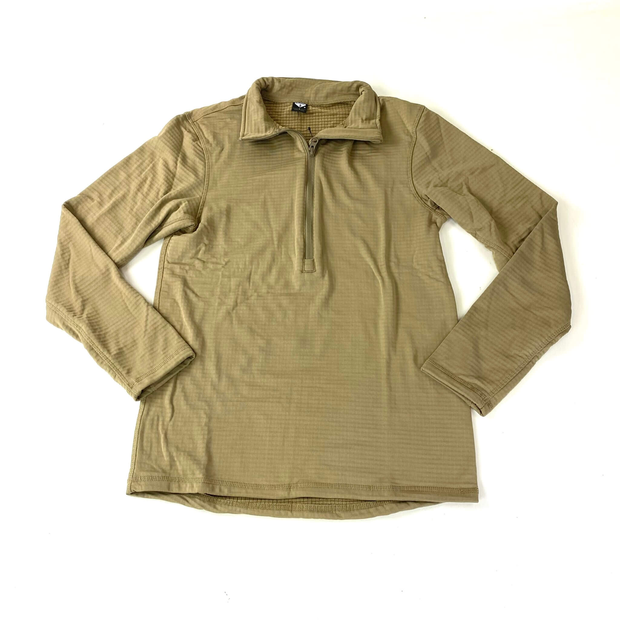 Condor Base II Pullover Grid Fleece, Tan 499 - Venture Surplus