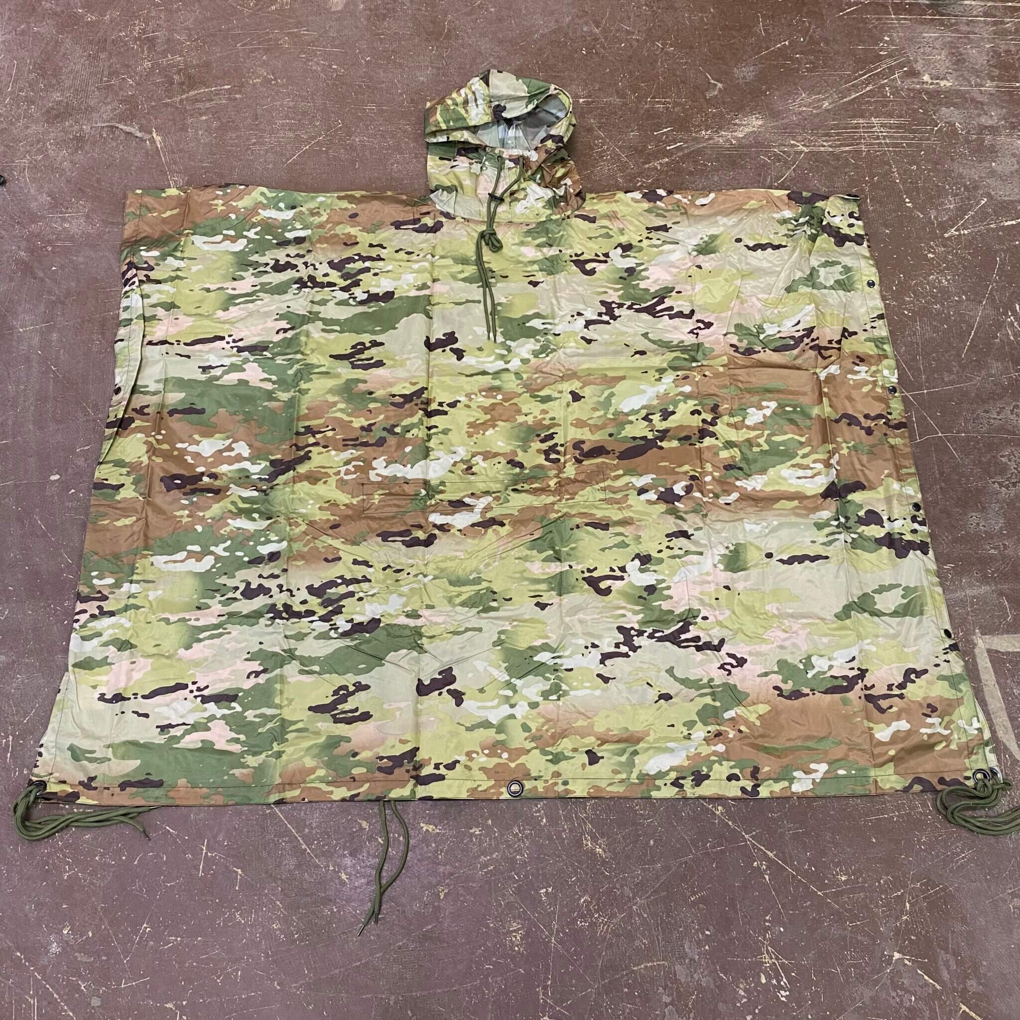 MIL-SPEC Plus Heavy Duty Rubberized Full Cut Poncho - Venture Surplus