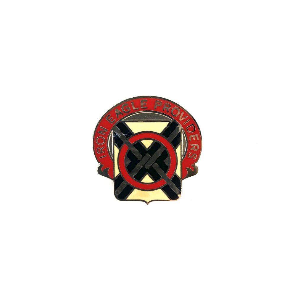 US Army 704th Support Battalion Unit Crest Pin - Venture Surplus