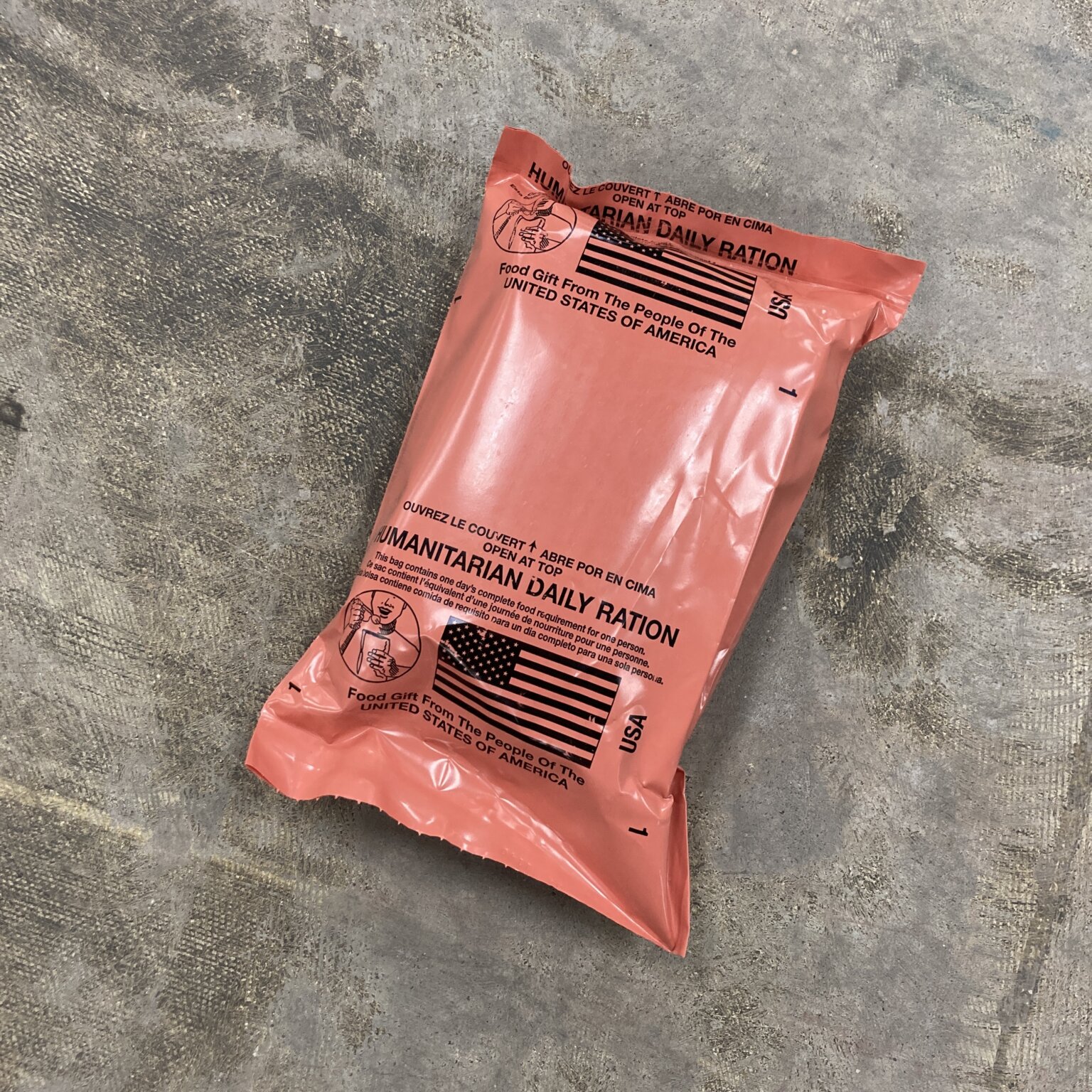 USGI Humanitarian Daily Ration Meal - Venture Surplus