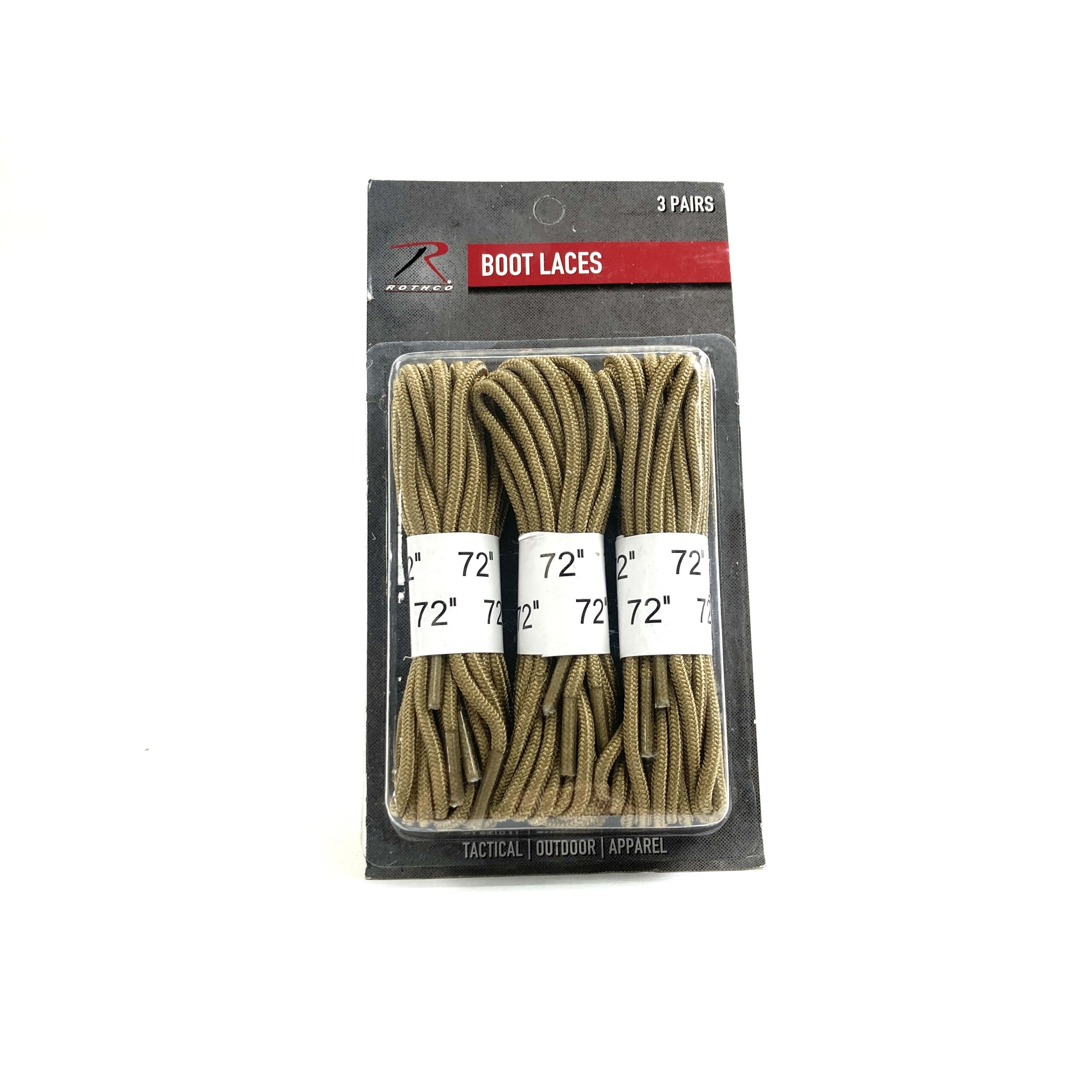 Boot Laces, 3 Pair, 72 inches - Venture Surplus
