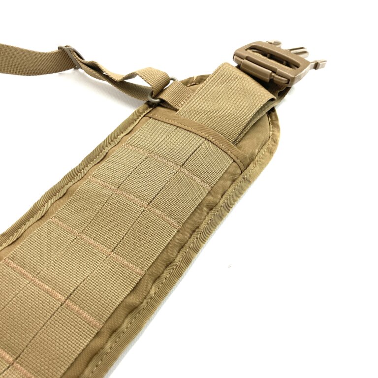 USMC Padded Sub Belt w/ Suspenders, Coyote Brown - Venture Surplus