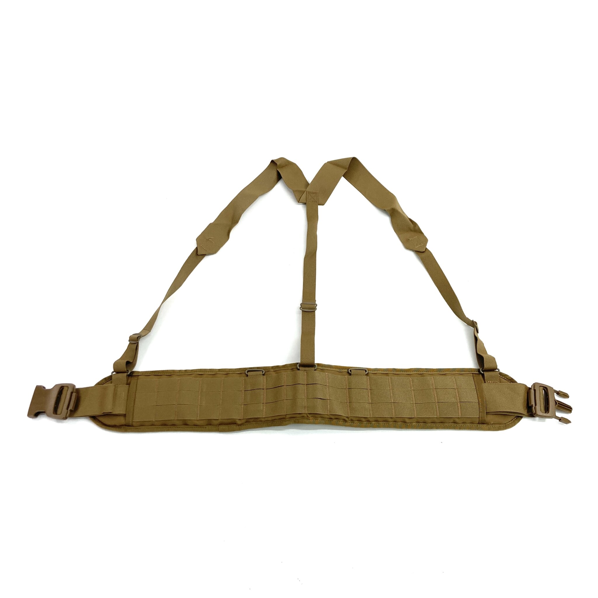 USMC Padded Sub Belt w/ Suspenders, Coyote Brown - Venture Surplus