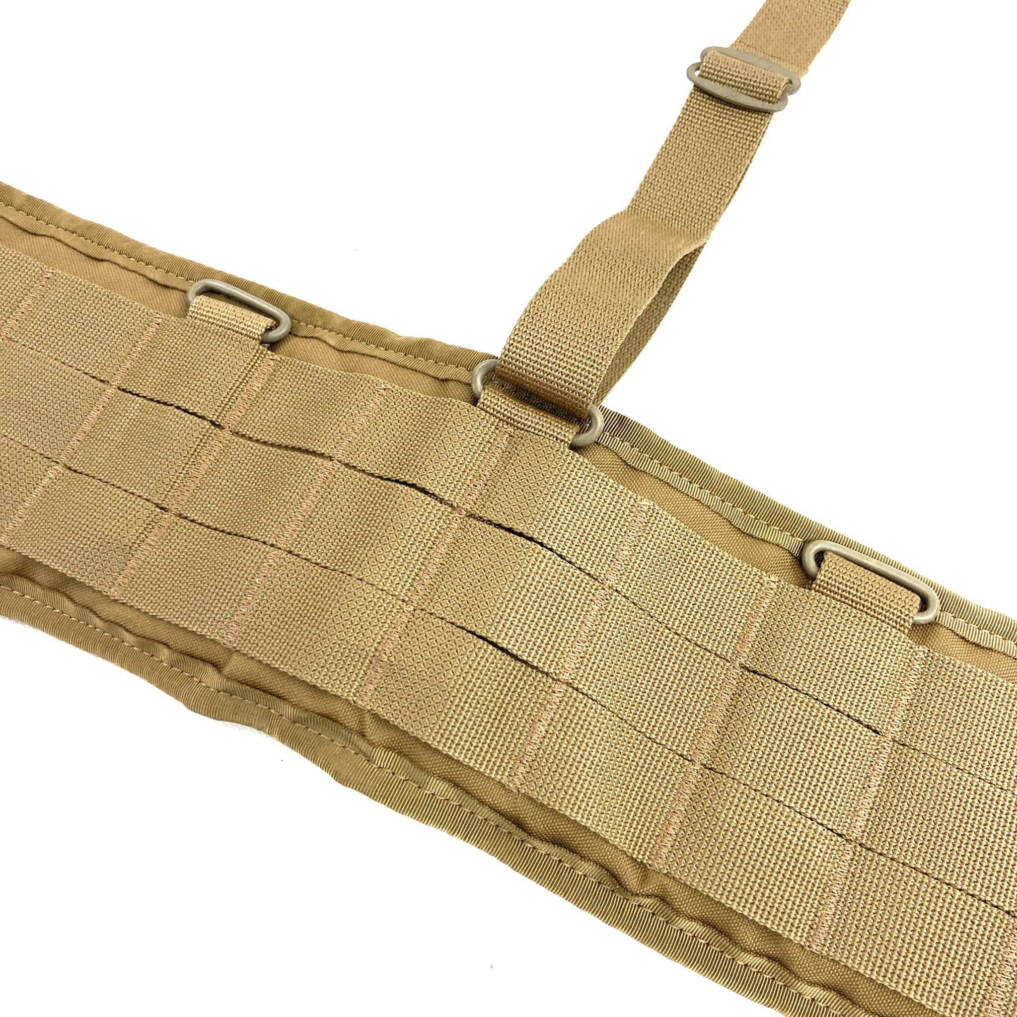 USMC Padded Sub Belt w/ Suspenders, Coyote Brown - Venture Surplus