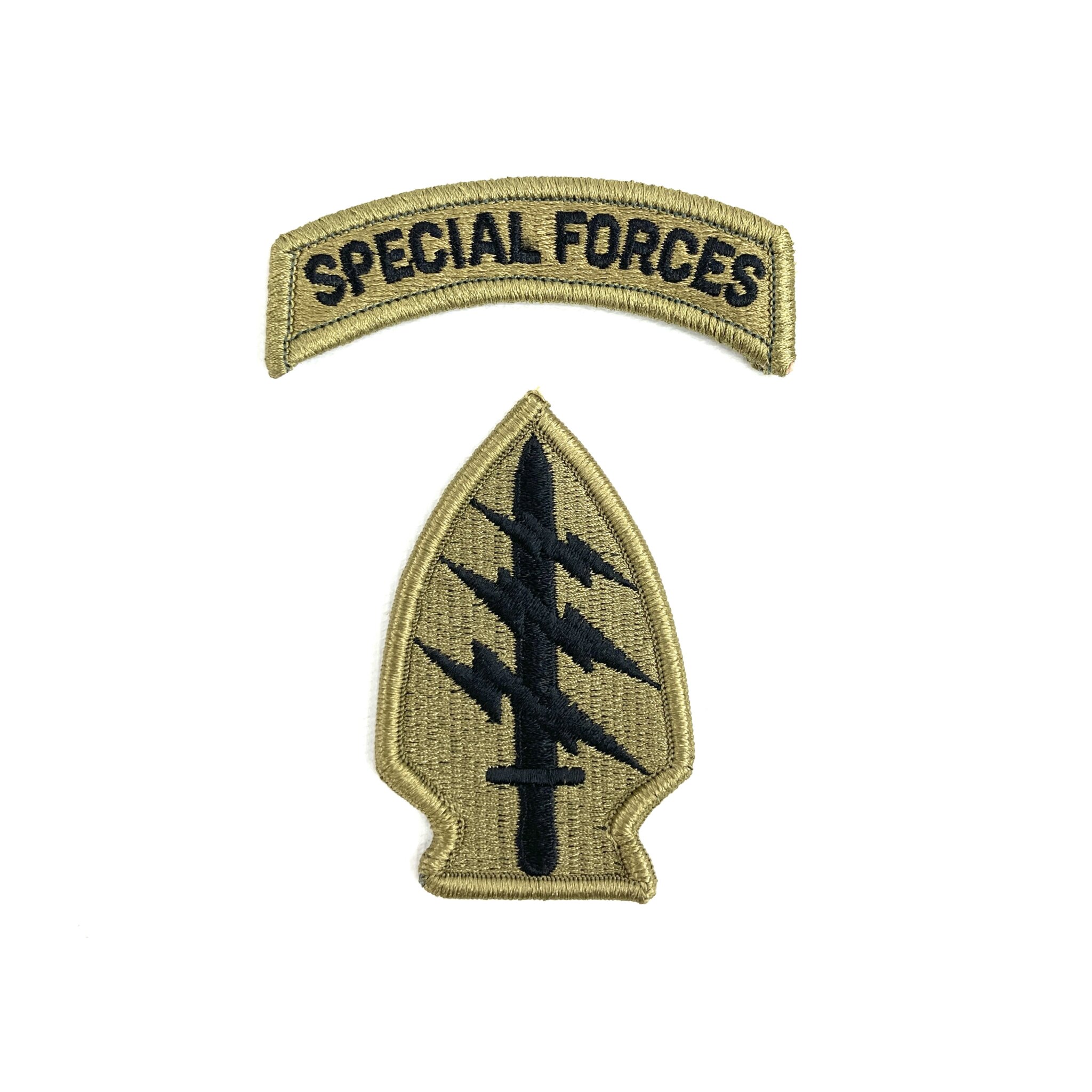 US Army Special Forces Patch and Tab, Hook & Loop - Venture Surplus