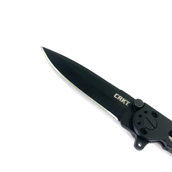 CRKT M16 Spear Point Folding Knife, Black - Venture Surplus