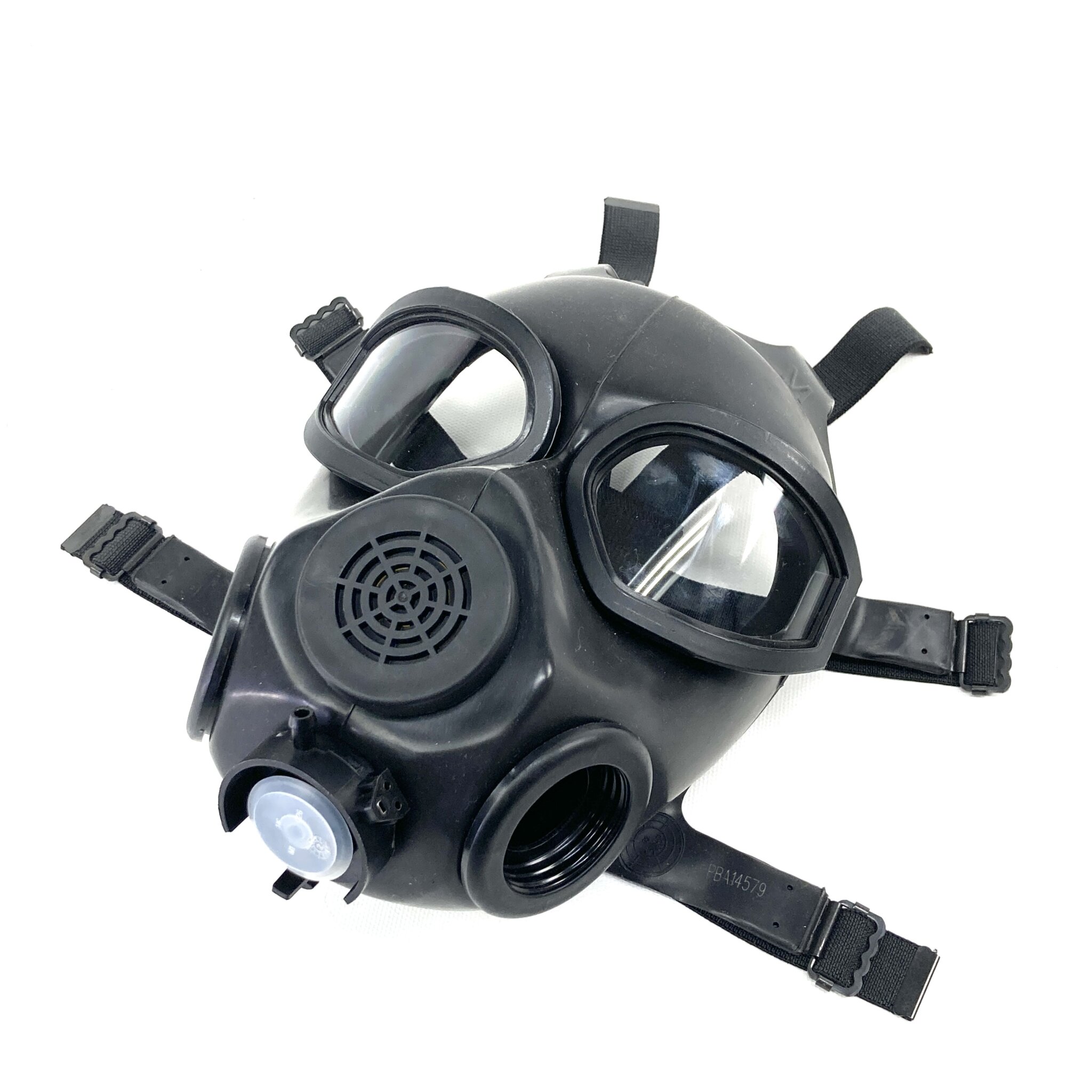 USGI M45 Protective Mask Face Blank, Black - Venture Surplus